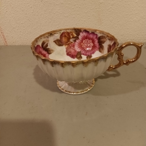 Kitchen | Vintage Tea Cup Fan Crest Fine China | Poshmark